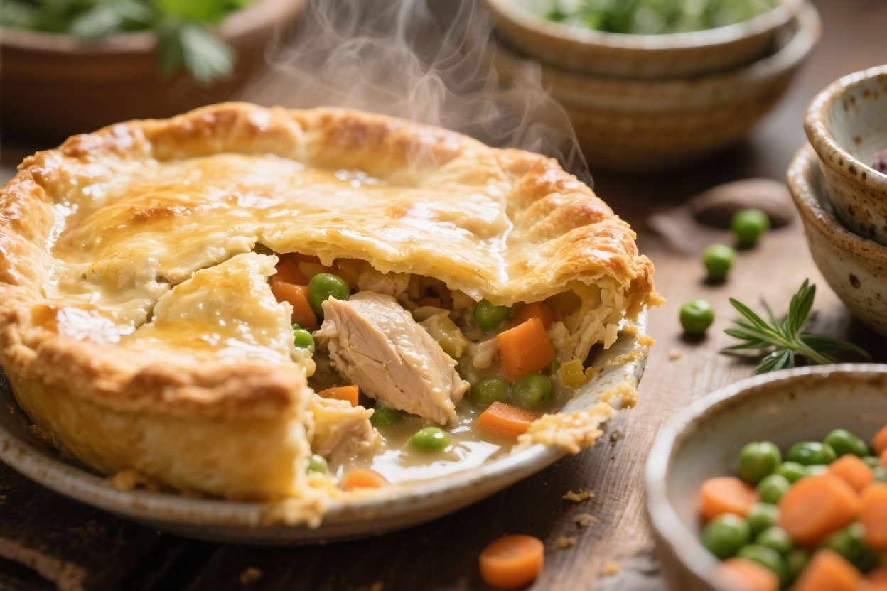 Classic Chicken Pot Pie With Flaky Golden Crust That Wins Every Cozy ...