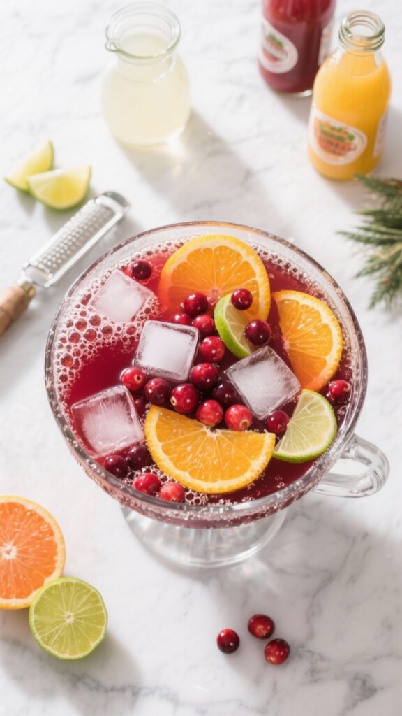 Christmas Mixed Fruit Punch (alcohol-free) That Brings Instant Holiday ...