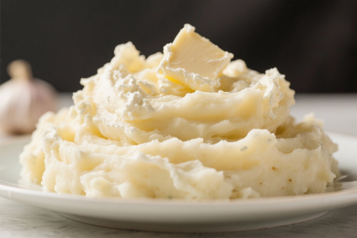 Stop Buying Boxed Mash: Creamy Garlic Mashed Potatoes with Butter ...