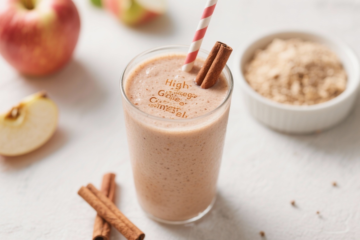 High-Fiber Apple Cinnamon Smoothie for Digestion: The Gut-Friendly ...