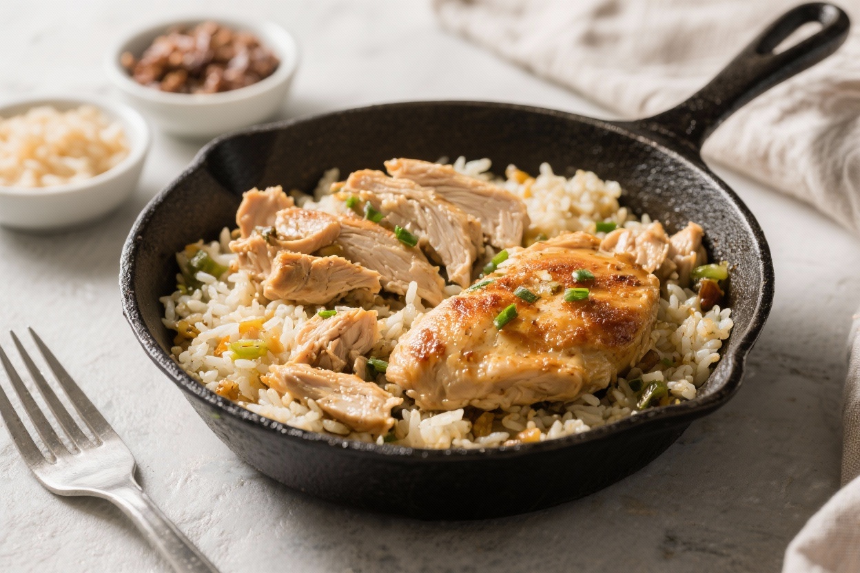 Easy Leftover Chicken Rice Skillet Dinners 🍗 That Turn “What’s for ...