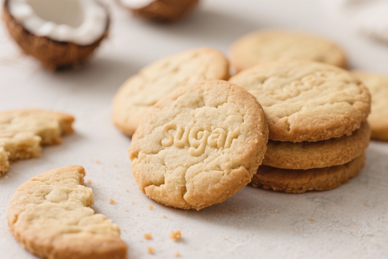 Healthy Vegan Sugar Cookies Made with Coconut Sugar: Soft, Chewy, and ...